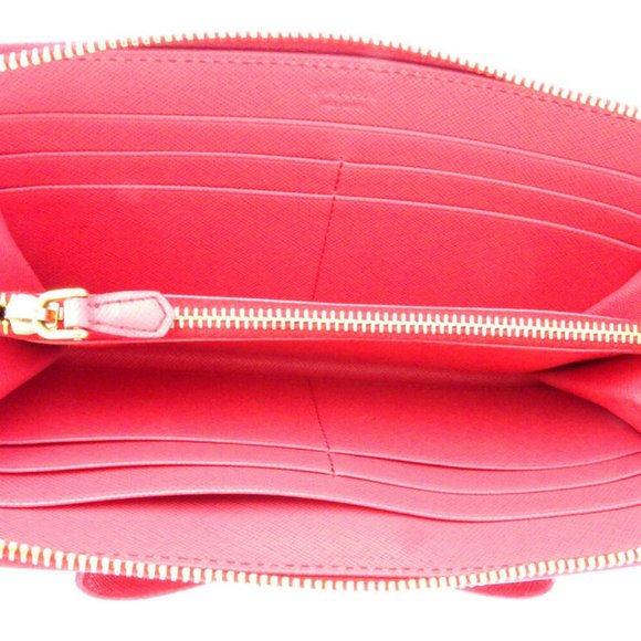 Prada | Bags | Prada Purse Ribbon Pink Saffiano Leather Authentic Used ...